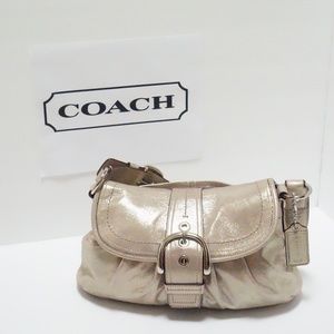 Coach | Bags | Coach A1559f1524 Pleated Leather Shoulder Bag | Poshmark